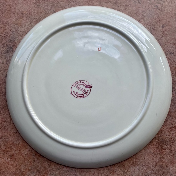 Dining | Ws George Crest O Gold Sabin Warranted 22k Collectors Plate ...